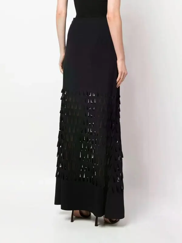 Alberta Ferretti Cut-out High-waisted Skirt
