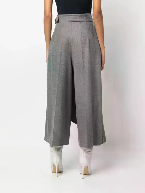 Alberta Ferretti Drape-detail High-waist Culottes