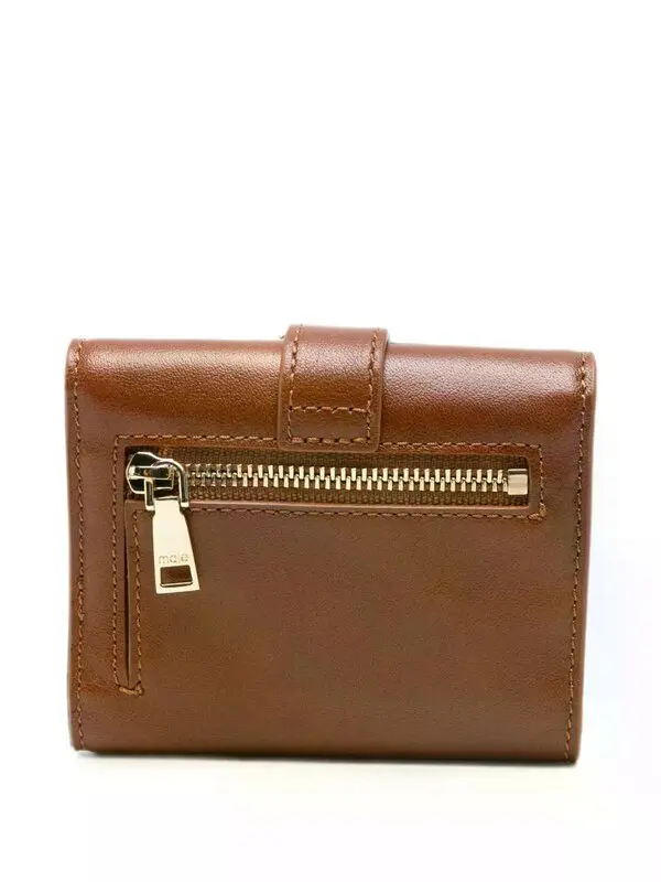 Maje Miss M Buckle-detail Leather Wallet - Brown