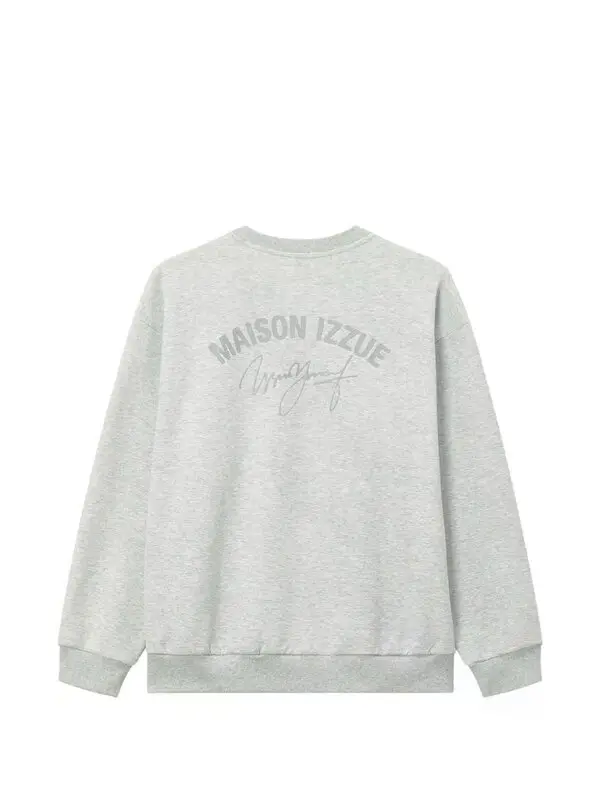 Izzue Logo-patch Crew-neck Sweater