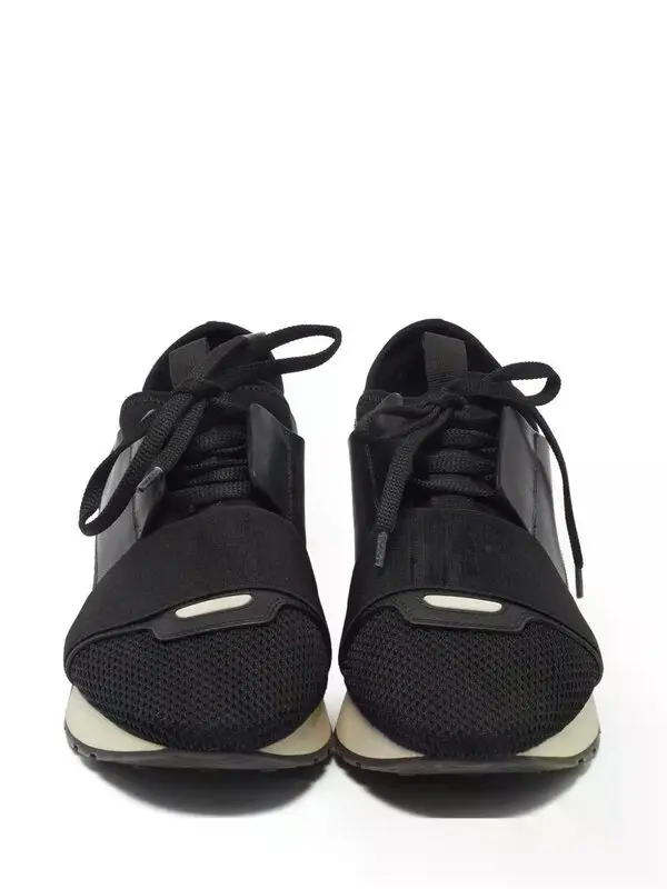Balenciaga Race Runner Lace-up Sneakers - Black