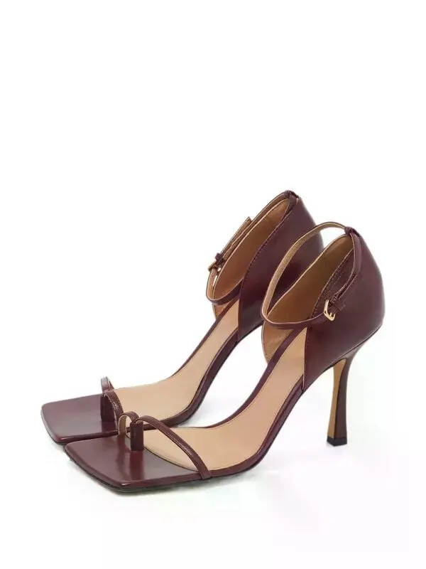 Bottega Veneta Square-toe Ankle-strap Sandals