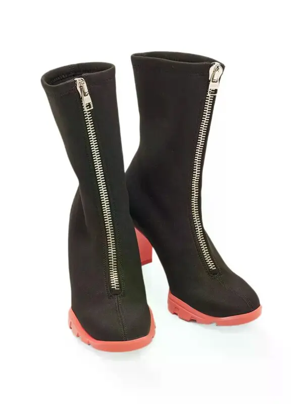 Alexander McQueen Tread Zip-front Ankle Boots