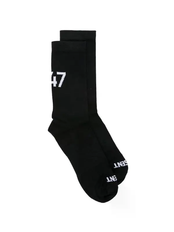 REPRESENT Intarsia-knit Logo Socks