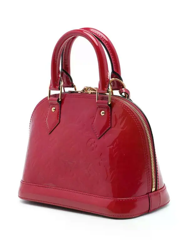 LOUIS VUITTON 2013 Monogram Vernis Alma Bb Satchel