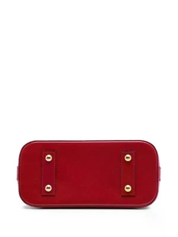 LOUIS VUITTON 2013 Monogram Vernis Alma Bb Satchel