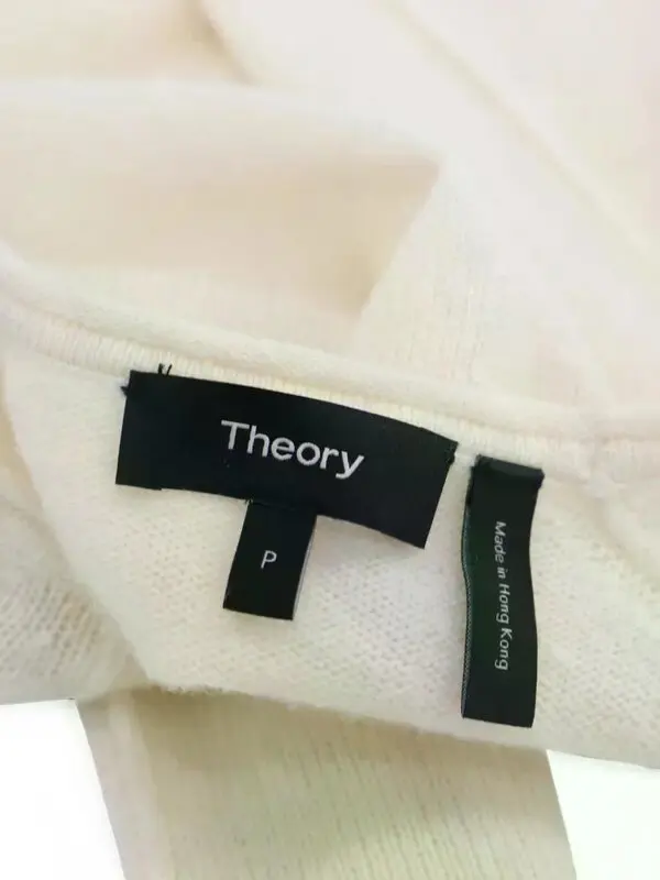 Theory Rolled-trim Cashmere Sweater