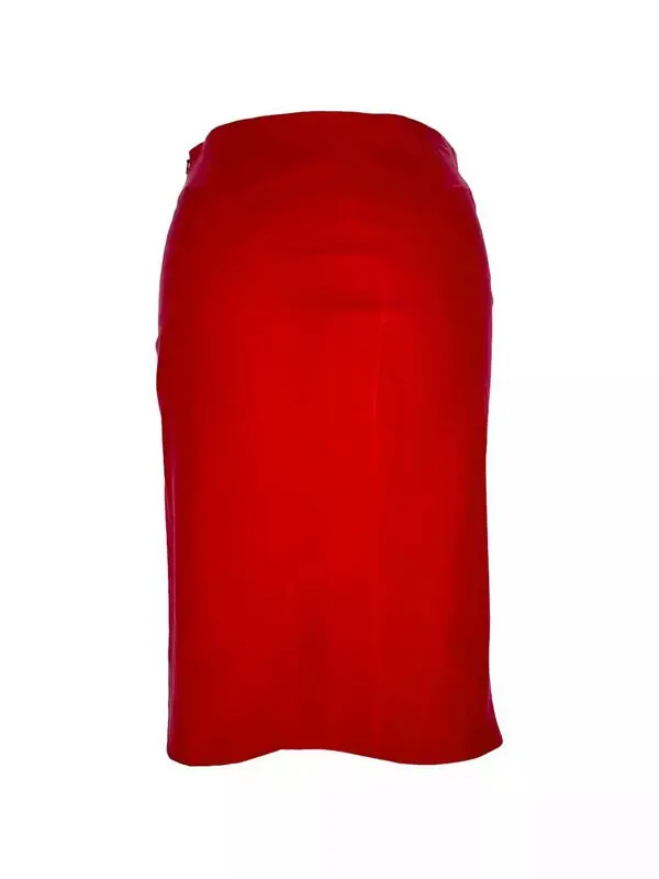 JOSEPH Midi Leather Skirt