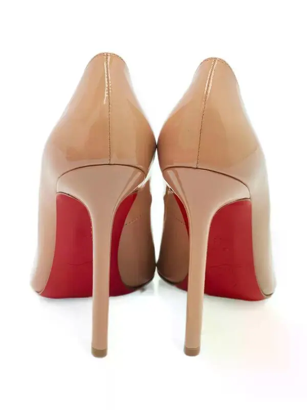 CHRISTIAN LOUBOUTIN Pigalle Patent Leather Pointed Toe Stiletto Pumps