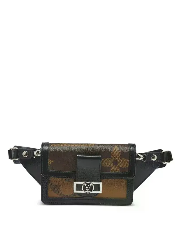 LOUIS VUITTON Dauphine Giant Monogram Belt Bag - Black
