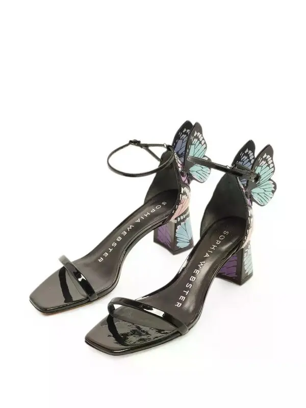 SOPHIA WEBSTER Evangeline Leather Ankle-strap Sandals