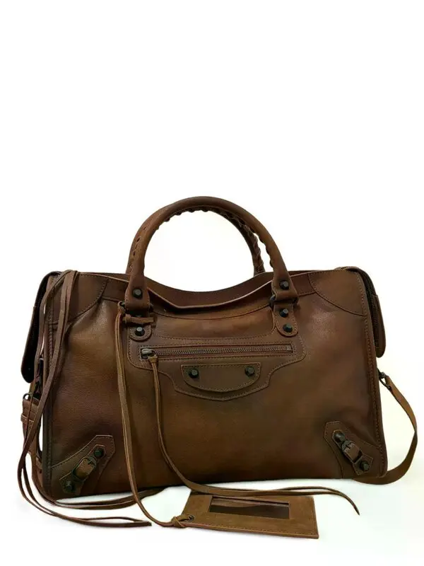 Balenciaga Le City Bag Medium In Caramel - Brown