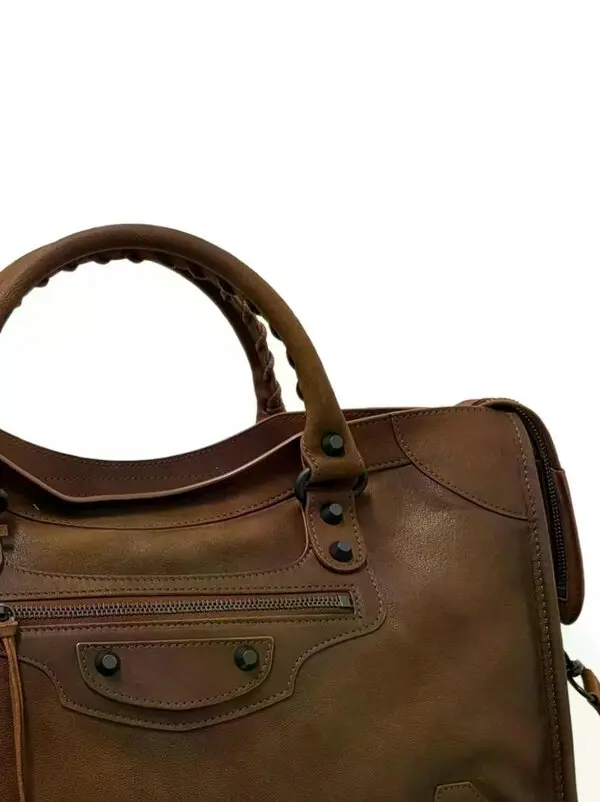 Balenciaga Le City Bag Medium In Caramel