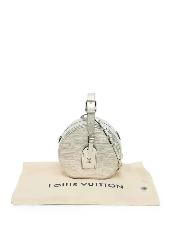 LOUIS VUITTON Petite Boite Chapeau Epi Tote Bag - Silver