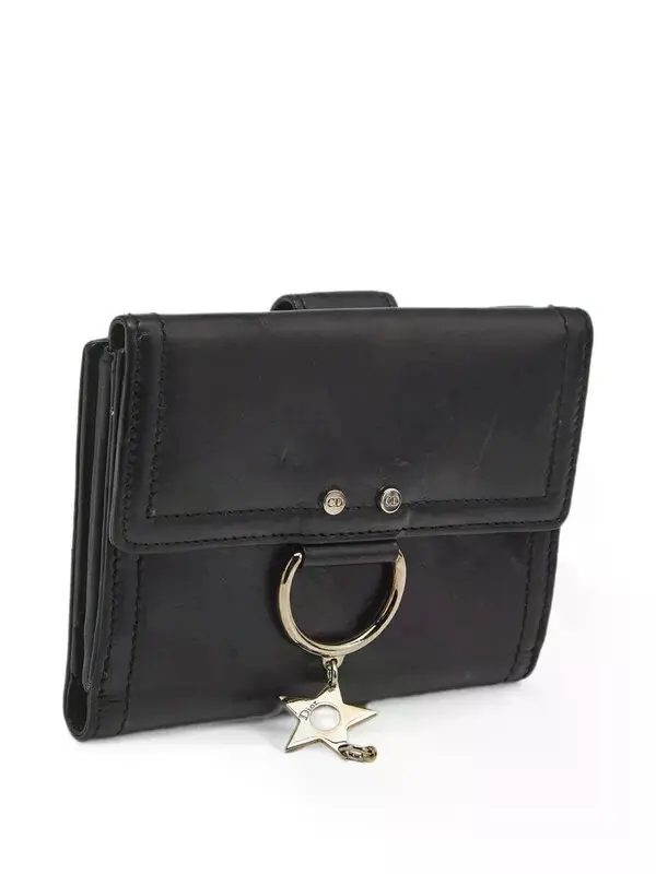 Dior 2004 Pierced D-ring Wallet