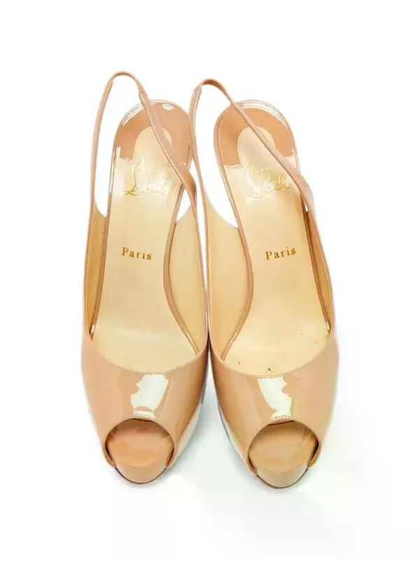CHRISTIAN LOUBOUTIN Private Number Peep-toe Sandals