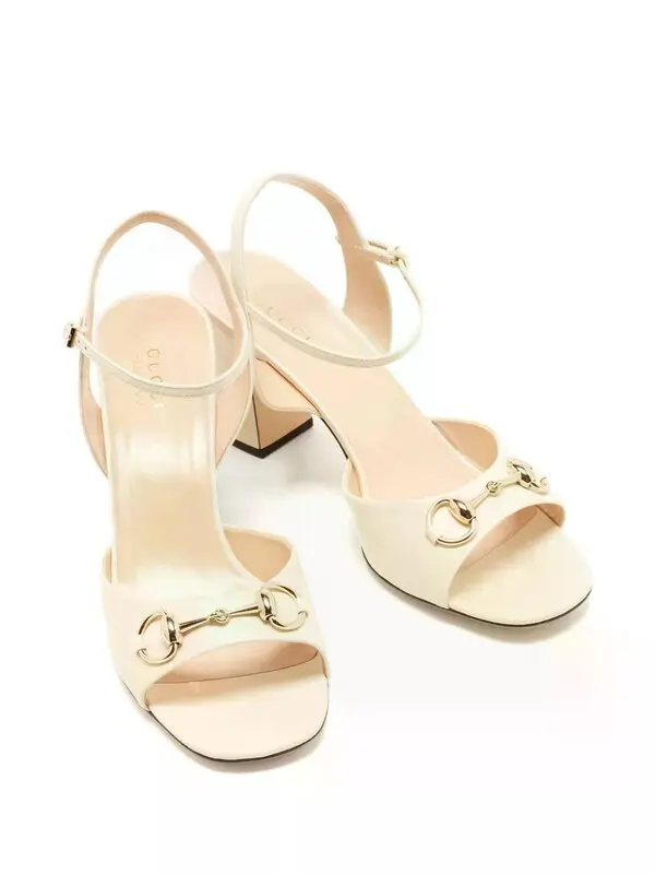 Gucci Lady Horsebit Block Heel Sandals