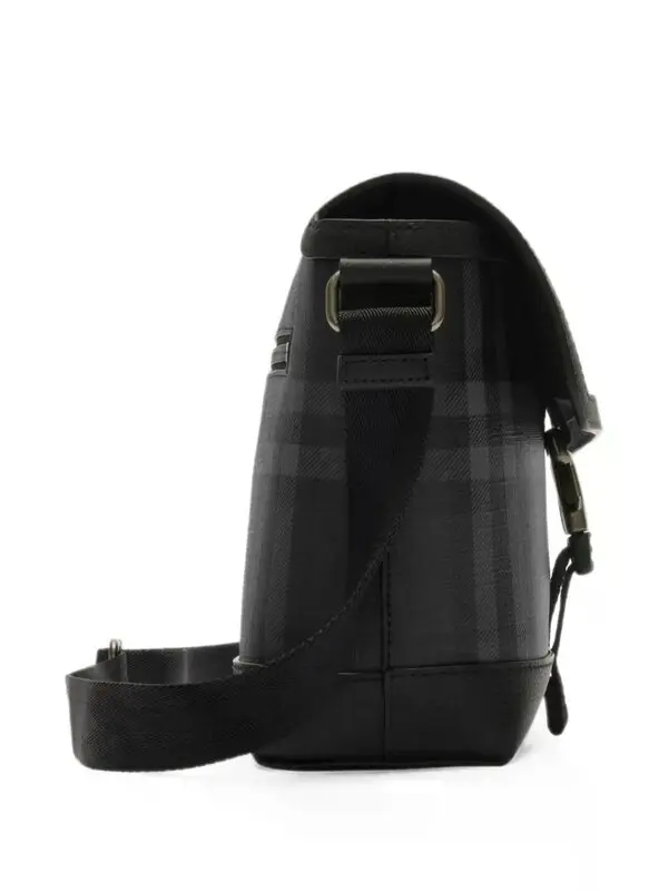 Burberry Small City Check Clip Messenger Bag