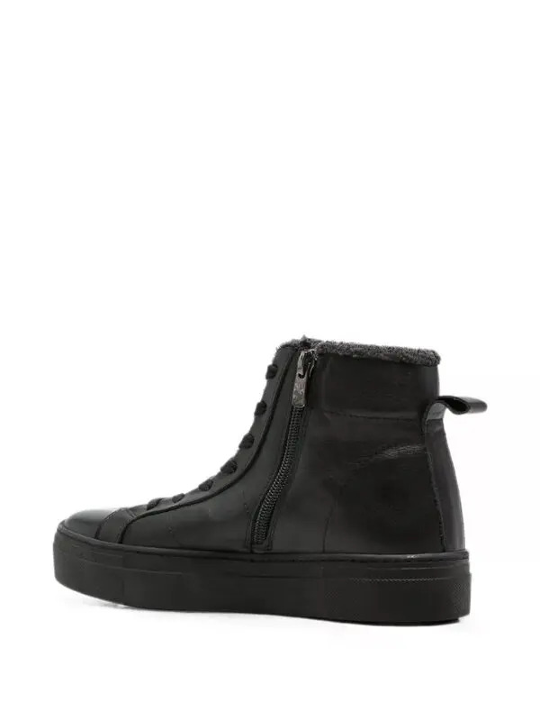 SERGIO MORETTI FIRENZE Fleece-lined High-top Sneakers