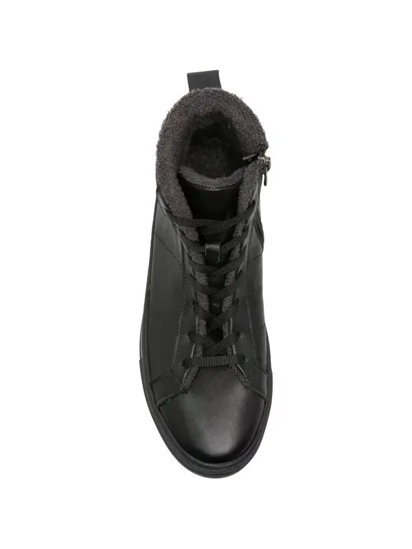SERGIO MORETTI FIRENZE High-top Fleece-lined Sneakers