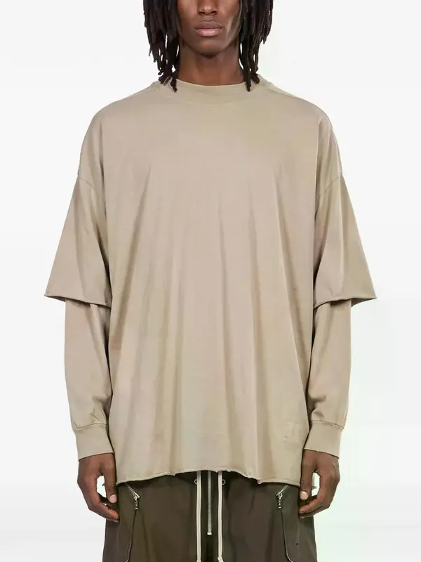Rick Owens Layered-sleeve Crew-neck T-shirt