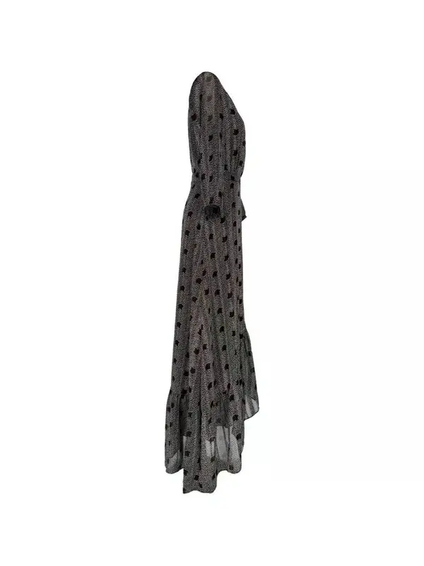 Ba&sh Pisy Printed Wrap Maxi Dress