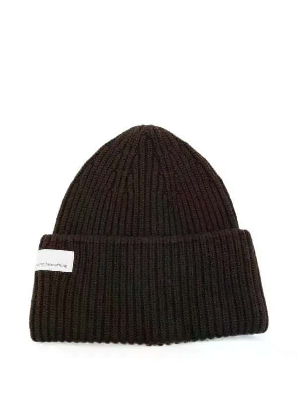 NINE:INTHE:MORNING Ribbed-knit Beanie Hat