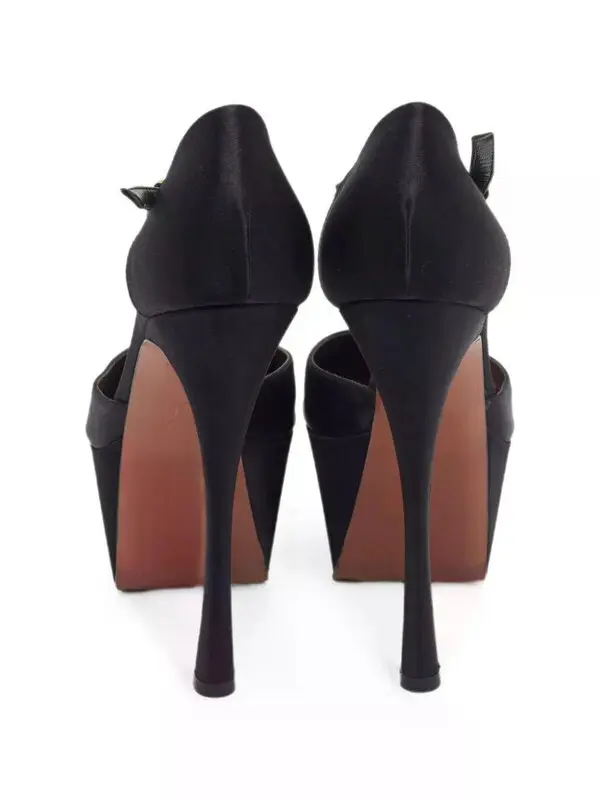 Amina Muaddi Yigit Platform Pumps