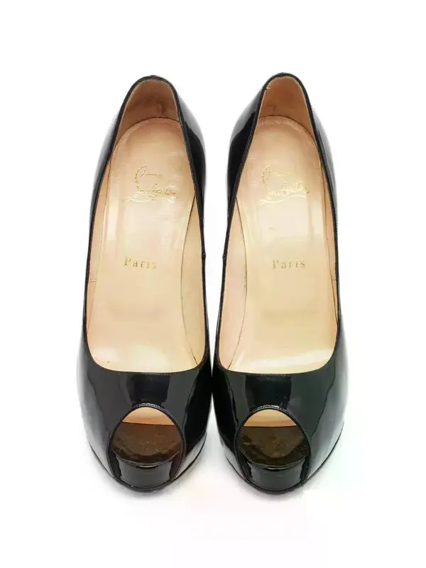 CHRISTIAN LOUBOUTIN Very Prive Peep-toe Pumps