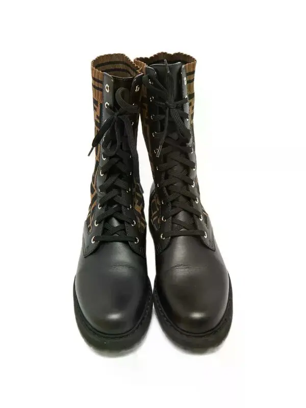 Fendi Rockoko Combat Boots