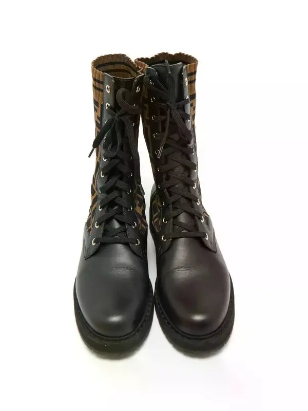 Fendi Rockoko Combat Boots