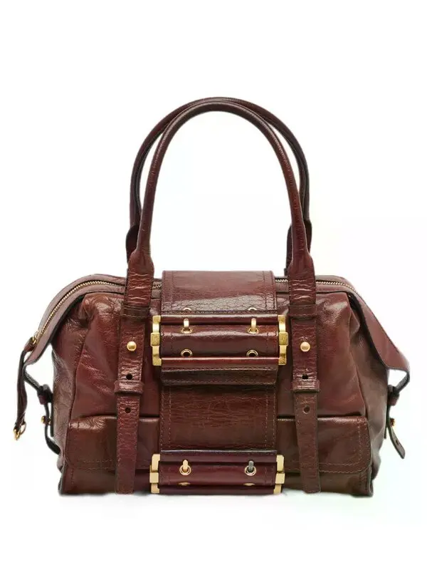 Givenchy Buckle Detail Tote Bag - Brown