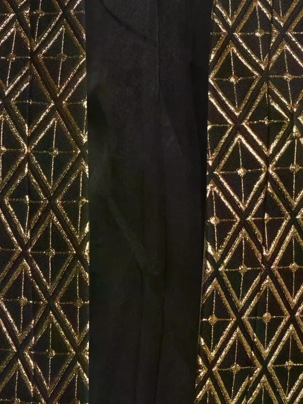 Balmain Geometric Diamond Jacquard Blazer