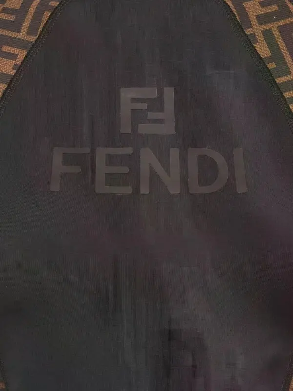 Fendi Ff Motif Paneled T-shirt
