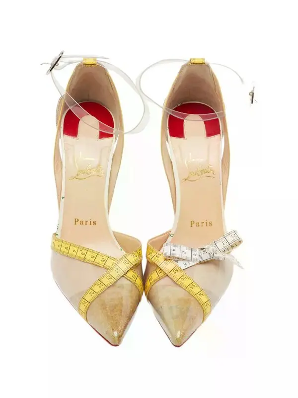 CHRISTIAN LOUBOUTIN Metri Tape-trimmed Pumps