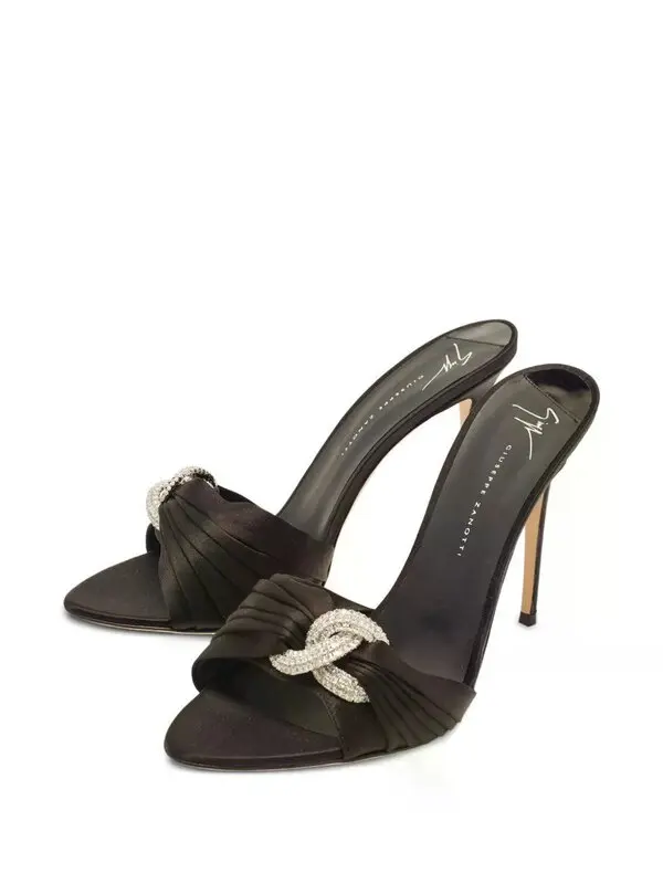 GIUSEPPE ZANOTTI Crystal-embellished Stiletto Sandals