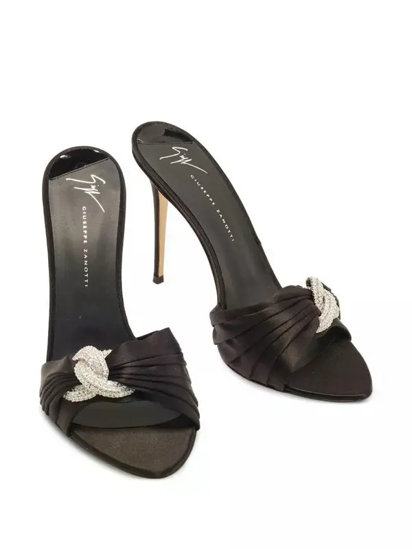 GIUSEPPE ZANOTTI Crystal-embellished Stiletto Sandals