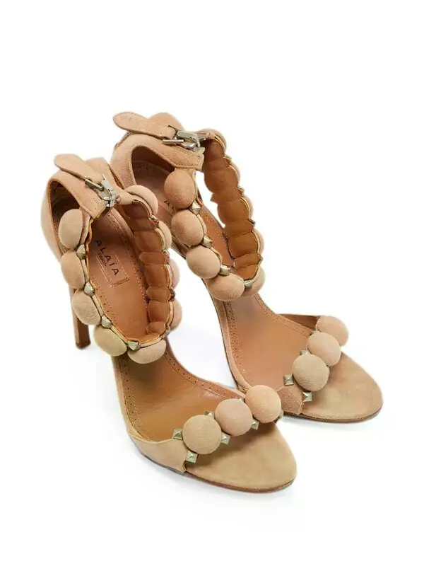 Alaïa La Bombe Ankle-strap Heeled Sandals