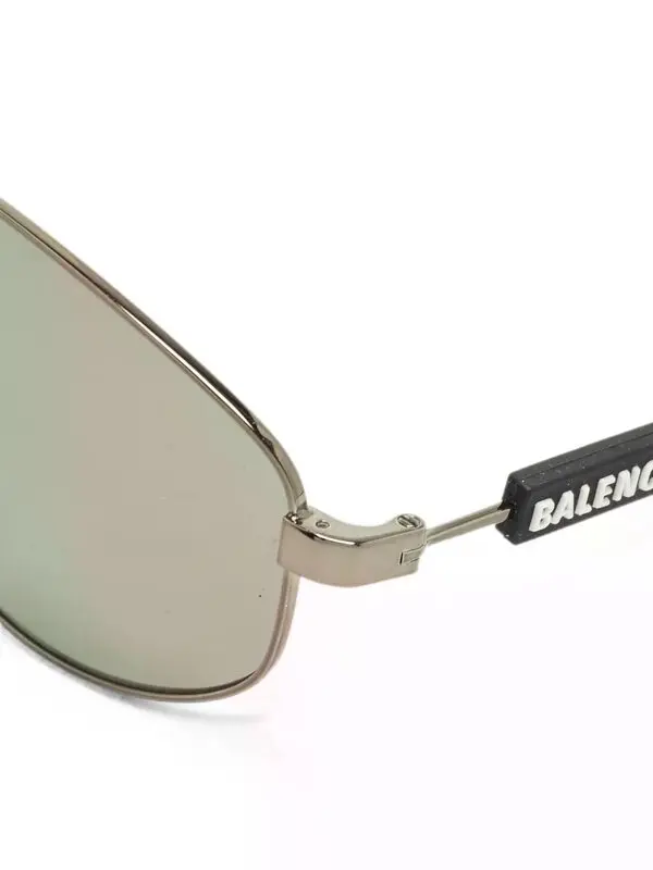 Balenciaga Double-bridge Pilot Sunglasses