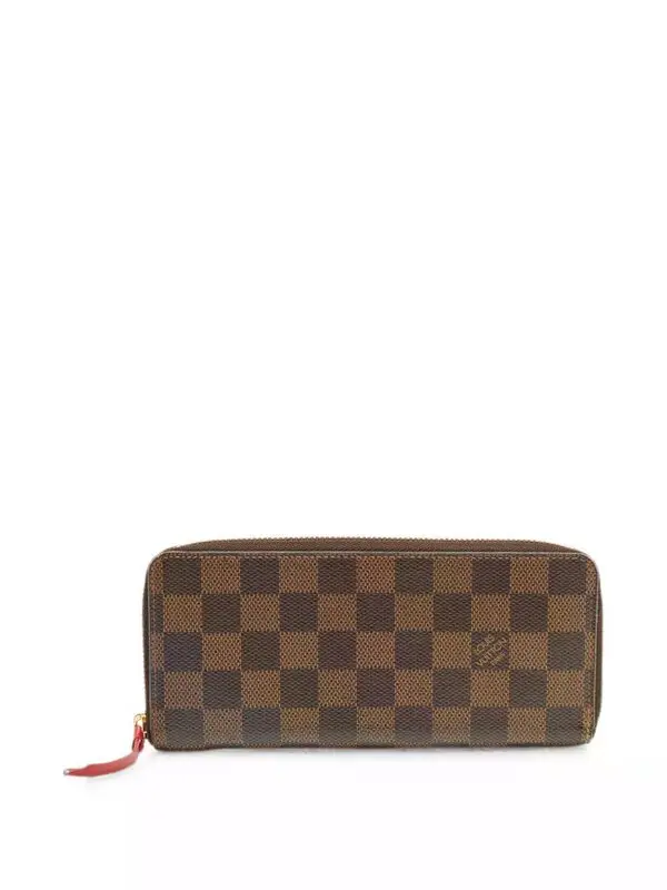 LOUIS VUITTON Clemence Damier Ebene Wallet