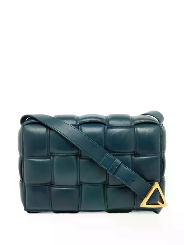 Bottega Veneta Medium Cassette Padded Shoulder Bag - Blue