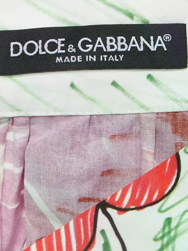 Dolce & Gabbana Pleated Midi Skirt
