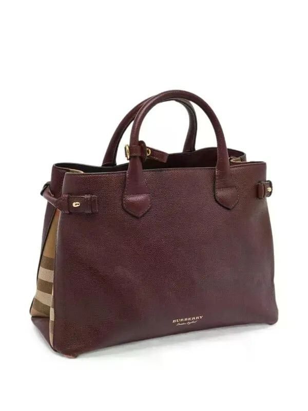 Burberry Banner House Check Tote Bag