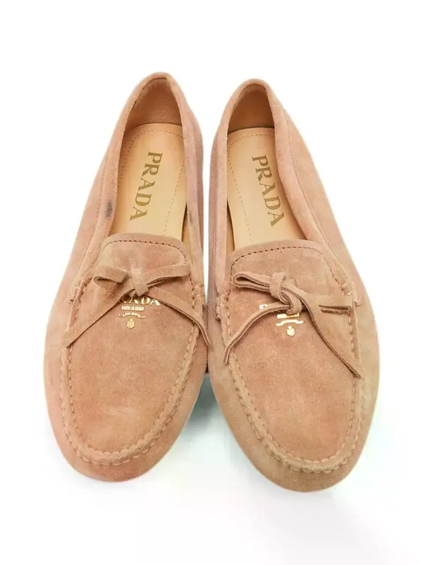 Prada Bow-detail Loafers