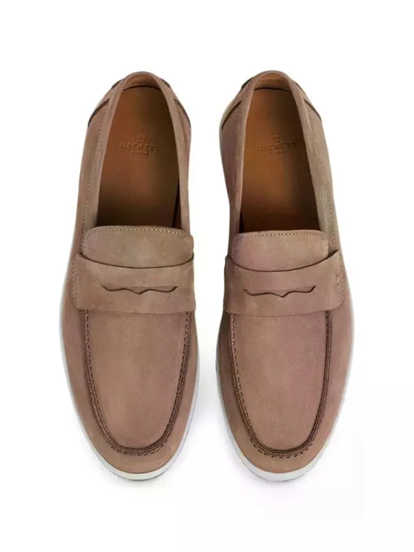 HACKETT LONDON Nubuck Saddle Sneakers