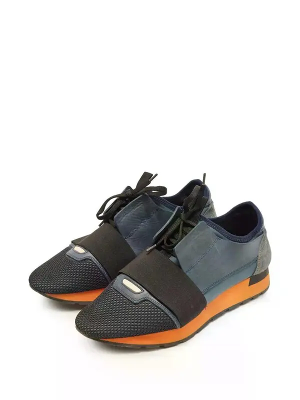 Balenciaga Race Runner Low-top Sneakers - Blue