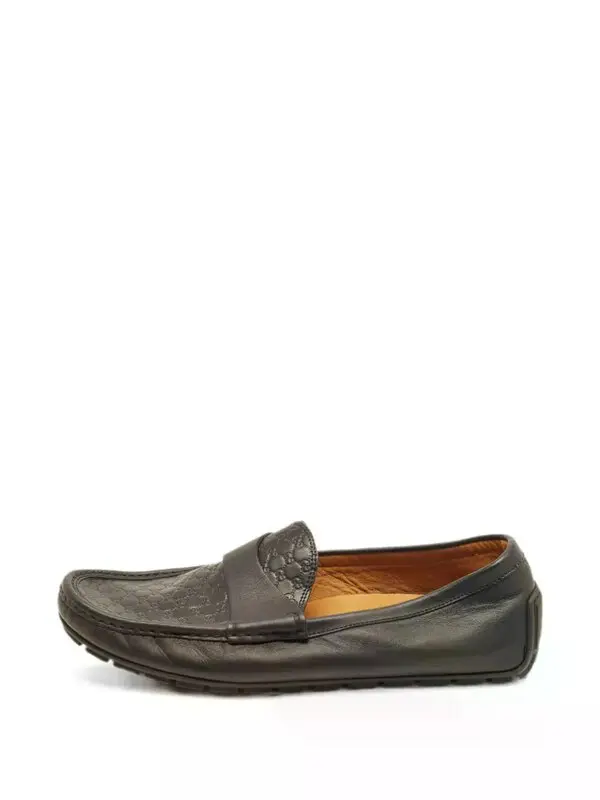 Gucci Microguccissima Driver Loafers
