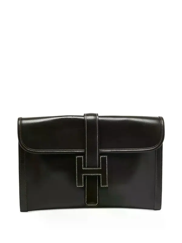 Hermès 1985 Jige Elan Clutch Bag