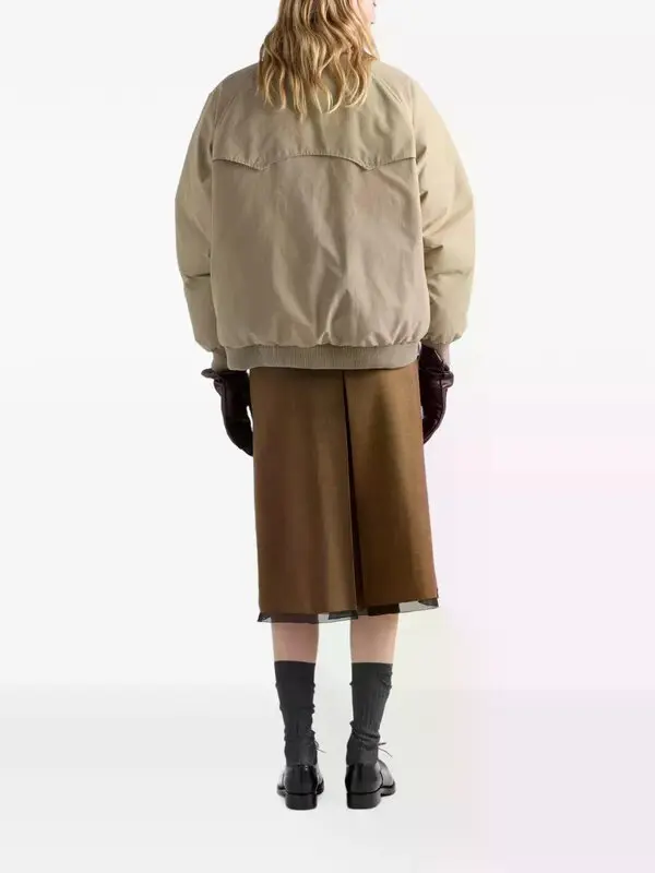 Prada Technical Poplin Down Jacket