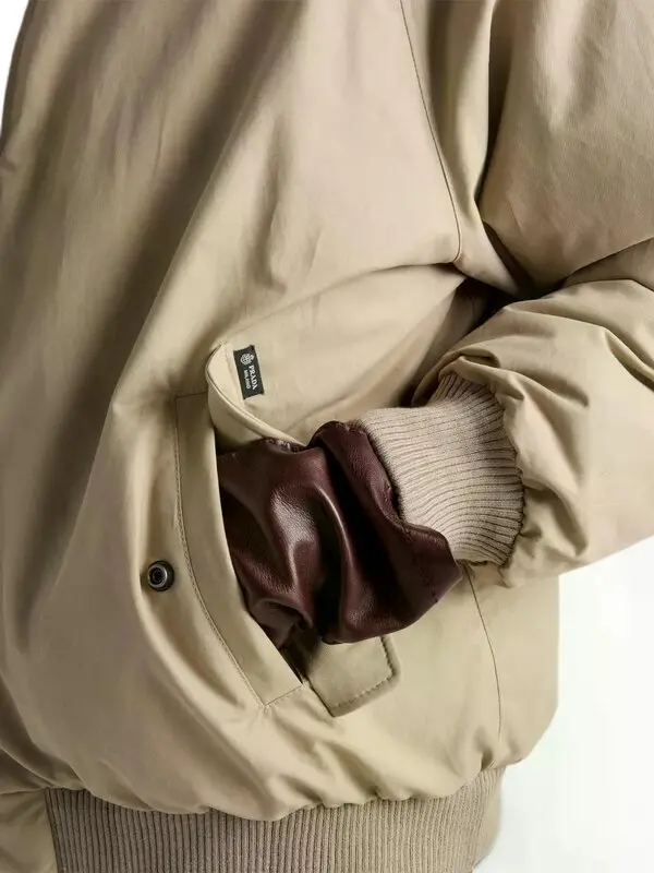 Prada Technical Poplin Down Jacket